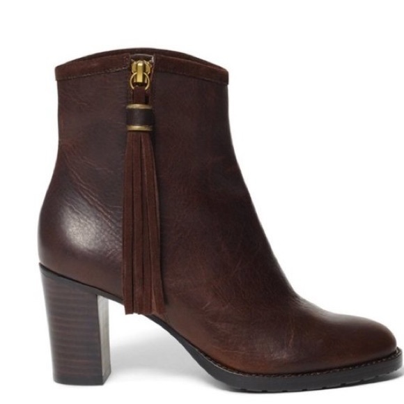 Ralph Lauren | Shoes | Ralph Lauren Carah Brown Leather Boots Womens ...